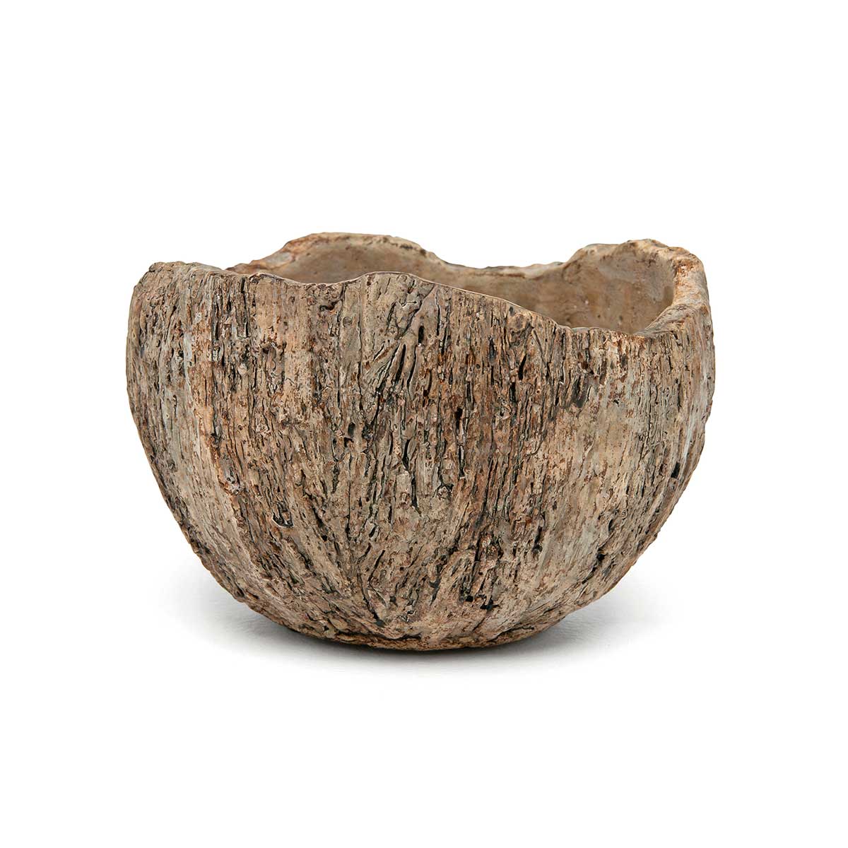 Live Edge Log Pot - Round – City Boy Country Life