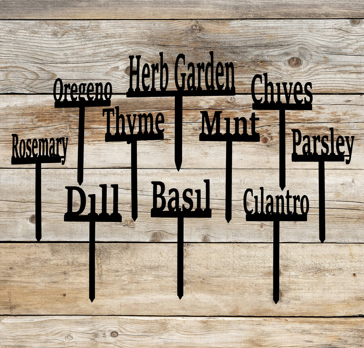 Metal Herb Markers – City Boy Country Life